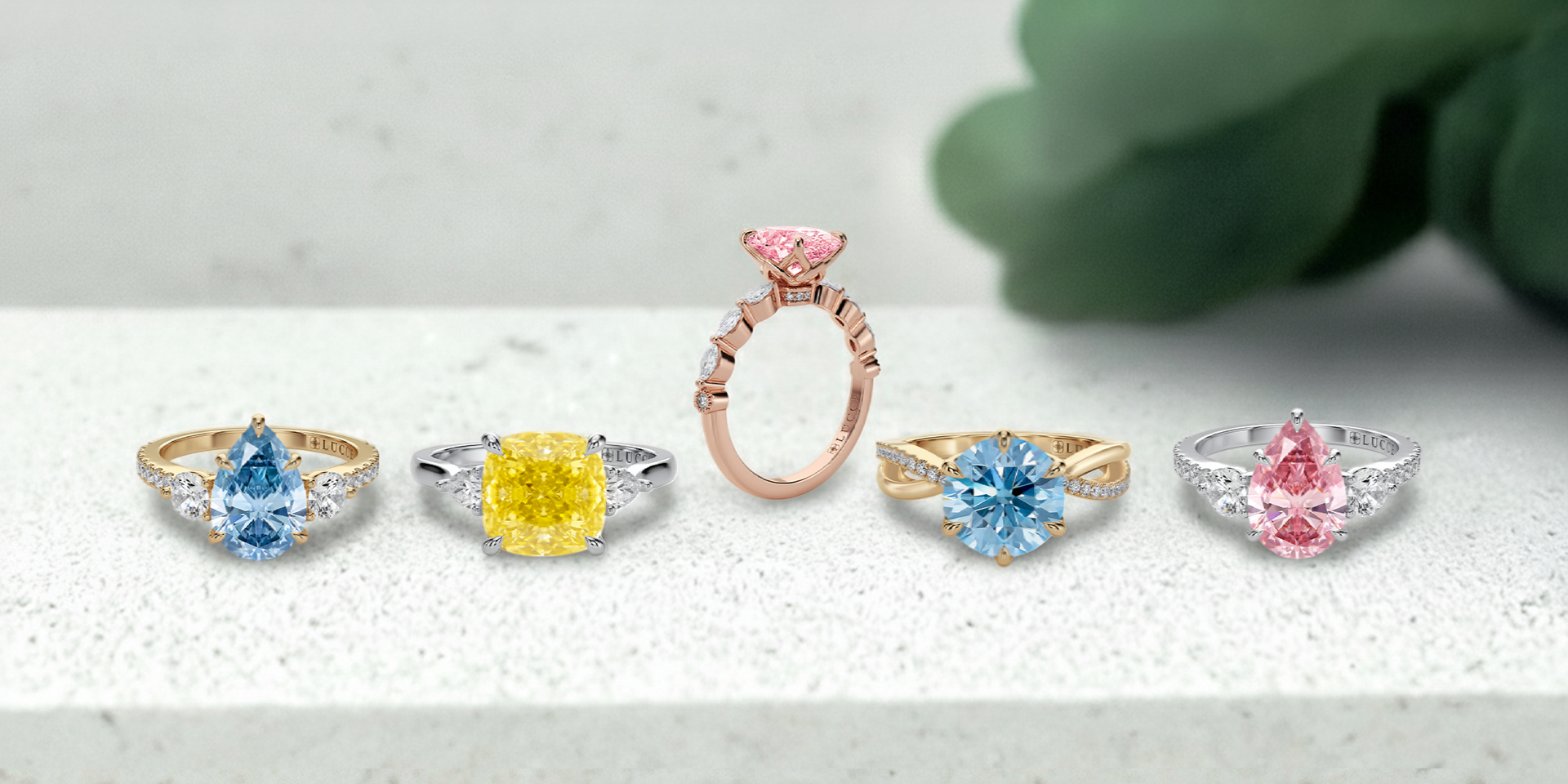 Colored Diamond Engagement Rings by LUCCE – LUCCE