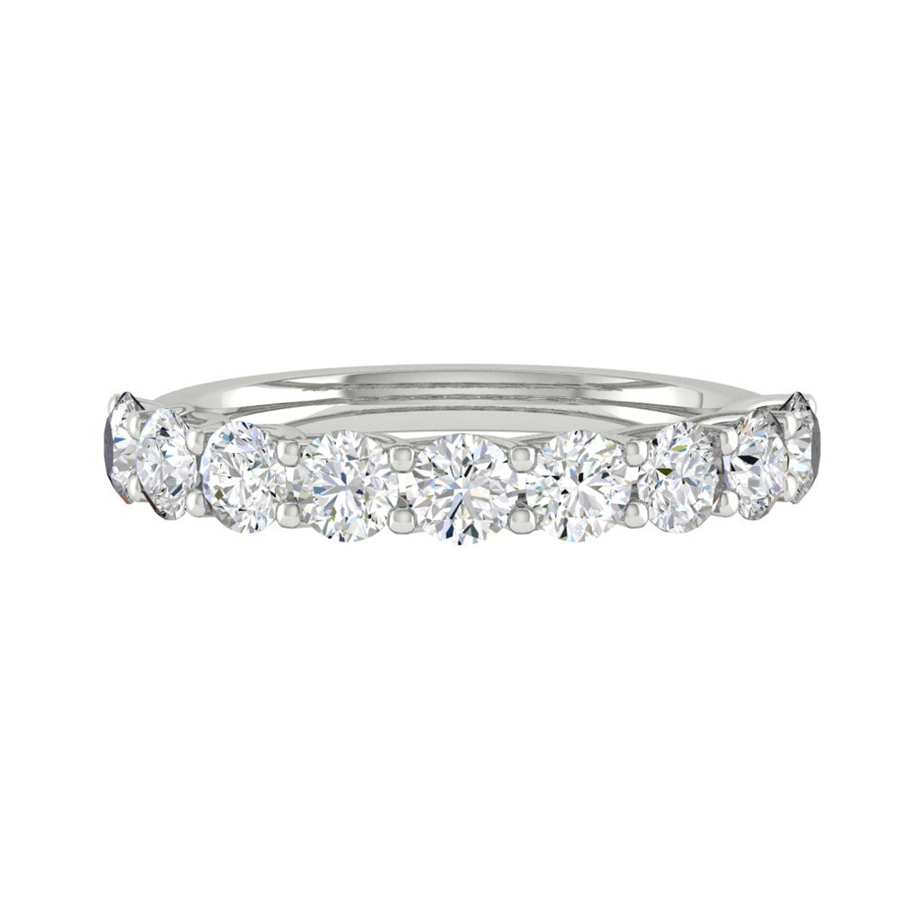 Rivera 9-Stone Diamond | Wedding Ring with Trellis Setting – LUCCE
