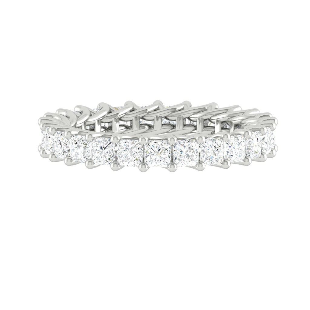 LUCCE RIVERA™ Princess Eternity Wedding Ring | Lucce Wedding Ring with ...