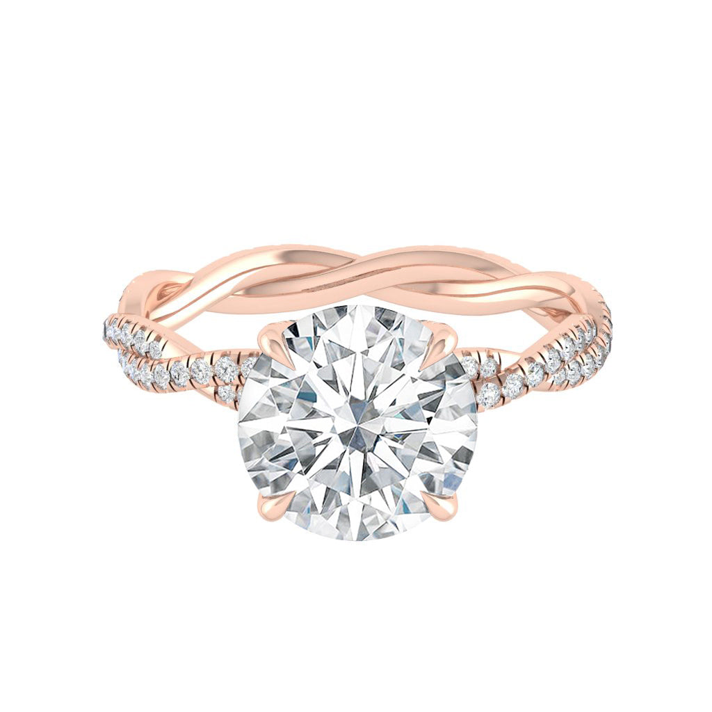 Jamila 1.95ct SUPERNOVA Moissanite 14K Rose Gold | Ready To Ship – LUCCE