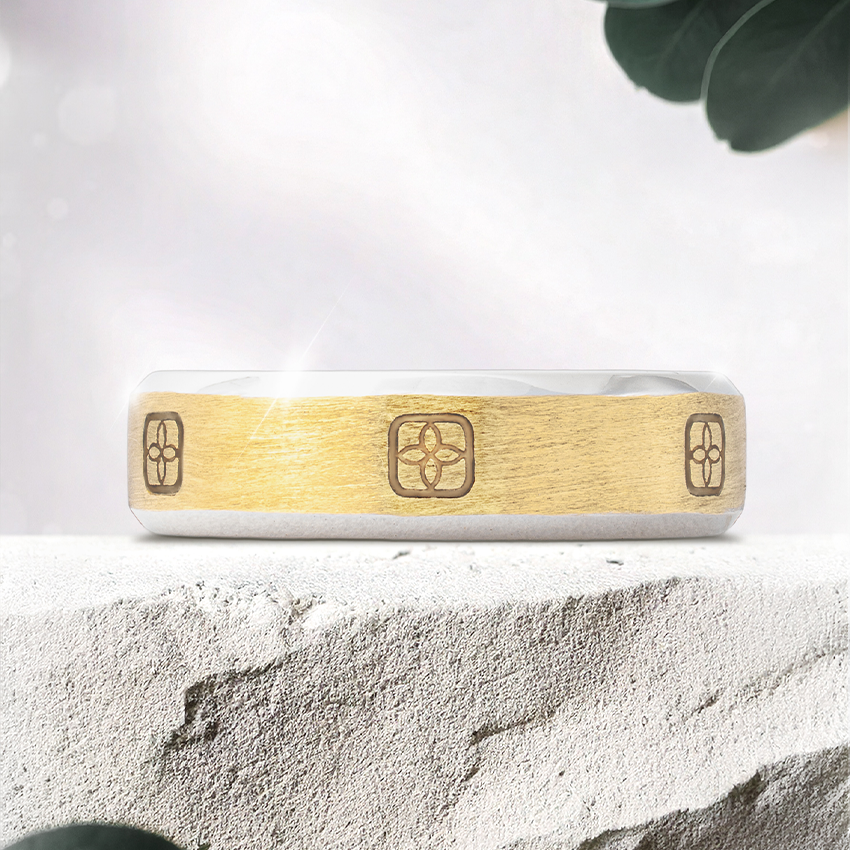 LUCCE CONSTANCE™ II Brushed 5.5mm 18K Yellow Gold/Platinum | Ready To Ship