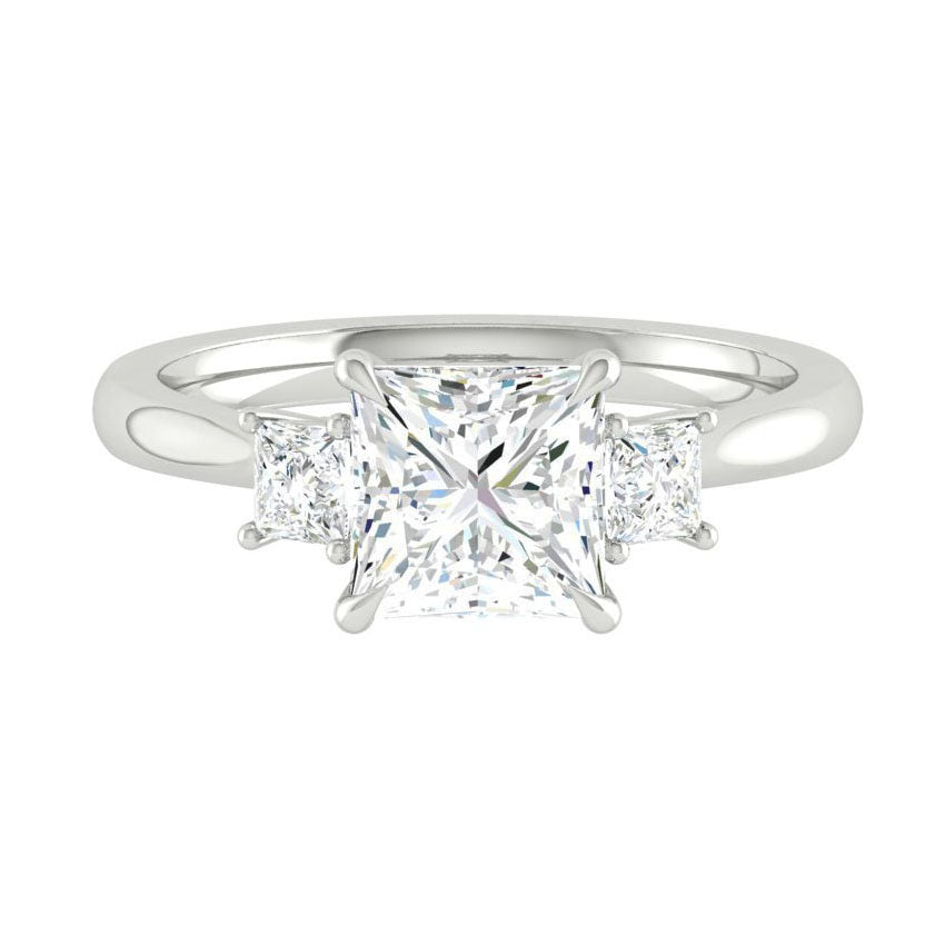 Sophia Princess SUPERNOVA Moissanite Engagement Ring – Lucce