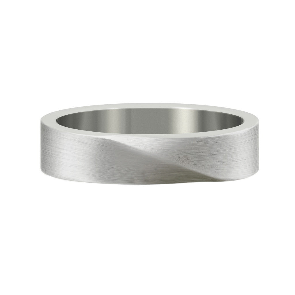 Arcus Brushed | Lucce Mobius Design Wedding Ring – LUCCE